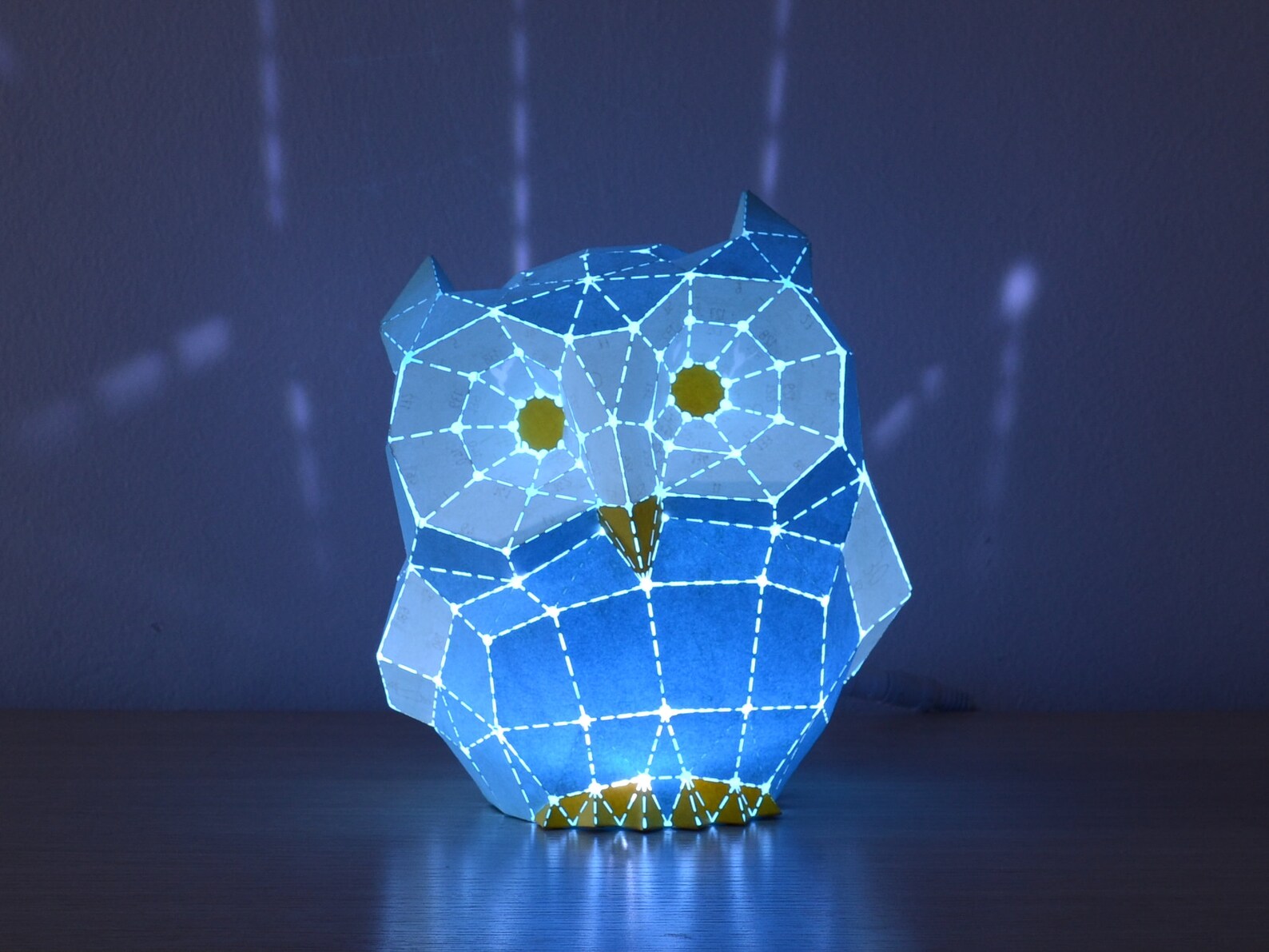 Little Owl DIY Paper Lamp Craft Kit,creative Paper Lamp Shade,3d ...