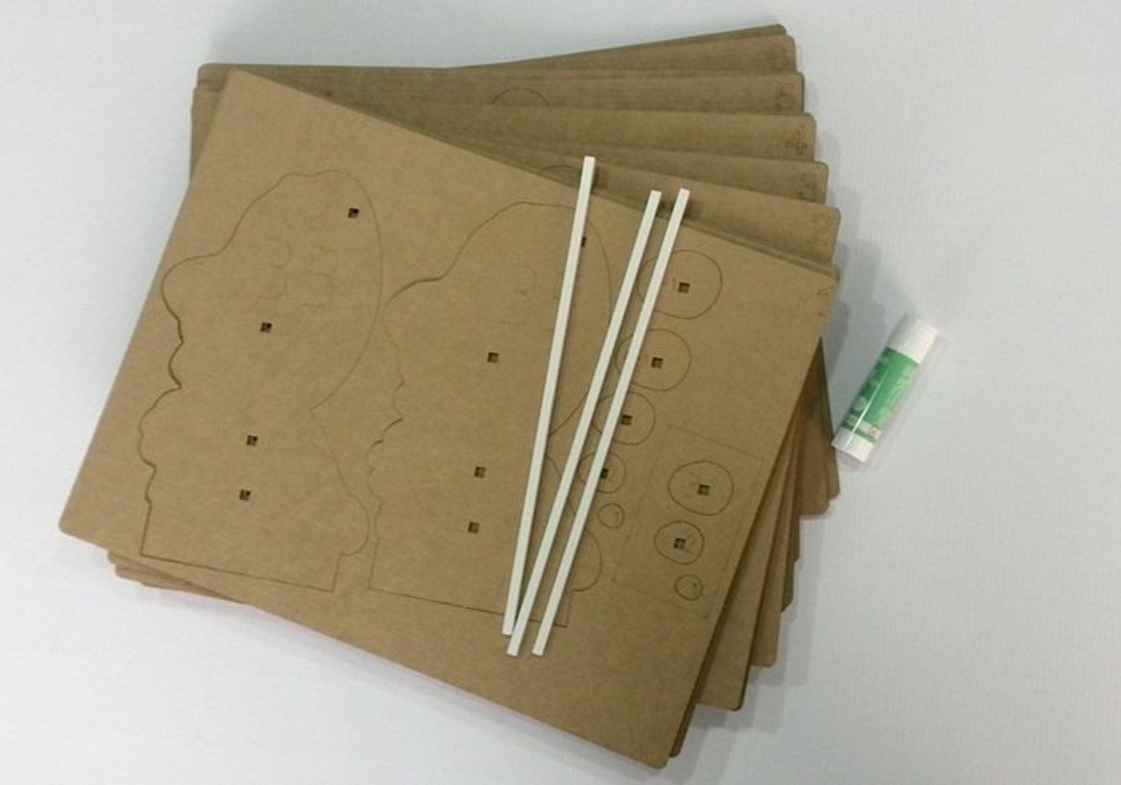 Human Head DIY Cardboard Sculpture DIY Papercraft 3D Paper - Etsy