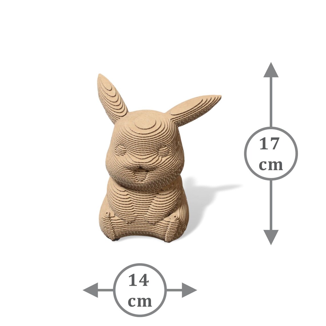 Pikachu Cardboard Sculpture, DIY Pokemon 3D Papercraft Kit, 3D Paper ...