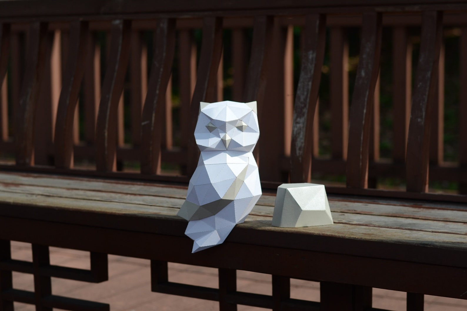 Owl Pre-cutting DIY Papercraft Kit, Multi-color Option，3d Art, Low Poly ...