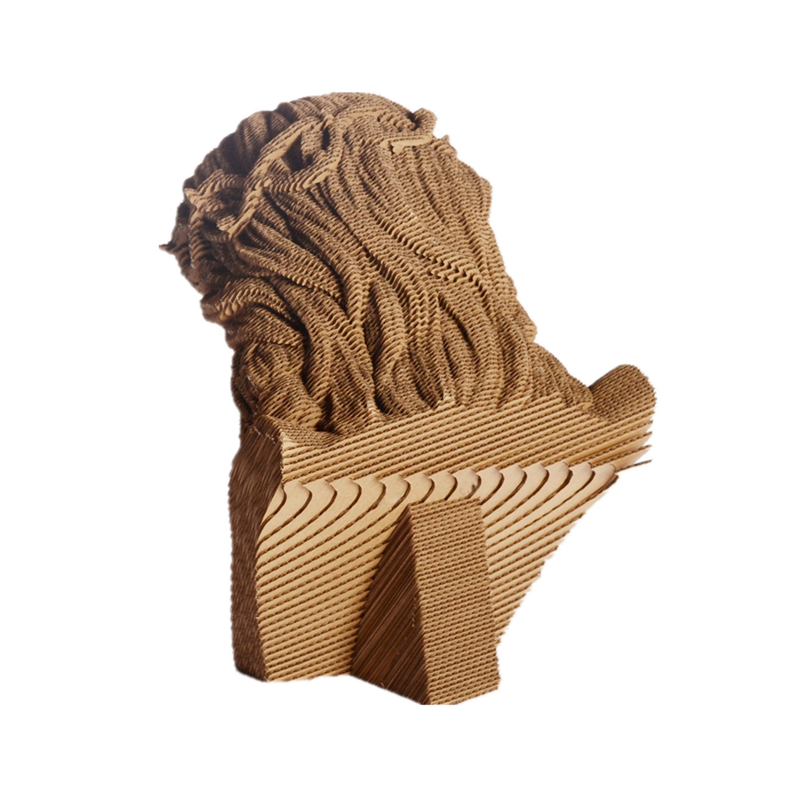 Jesus Bust DIY Cardboard Classical Sculpture DIY | Etsy