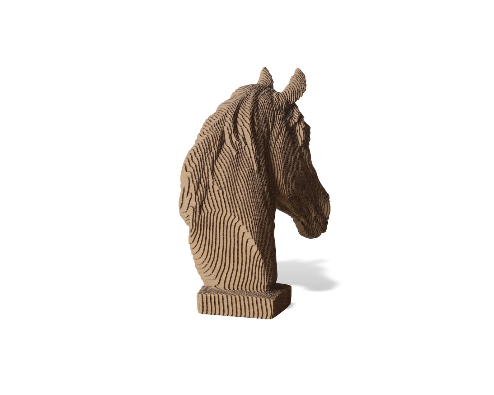 Small Size Horse Head Cardboard Sculpture, DIY Dragon Ball 3D ...