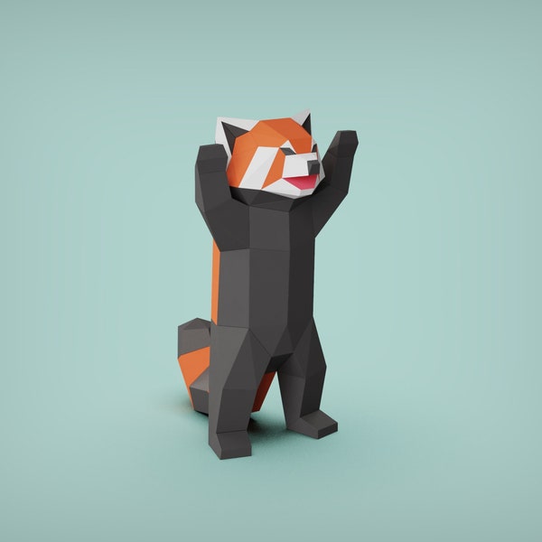 Origami Red Panda - Etsy