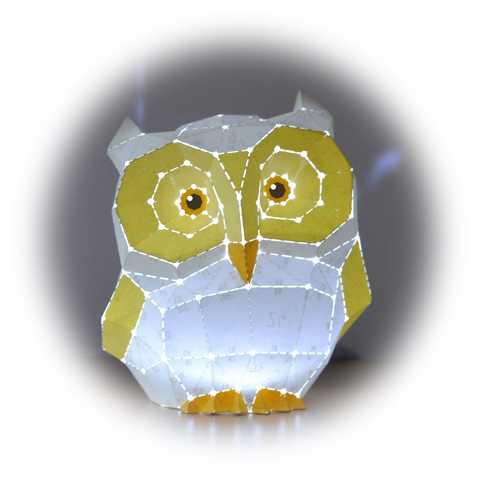 Little Owl DIY Paper Lamp Craft Kit,creative Paper Lamp Shade,3d ...