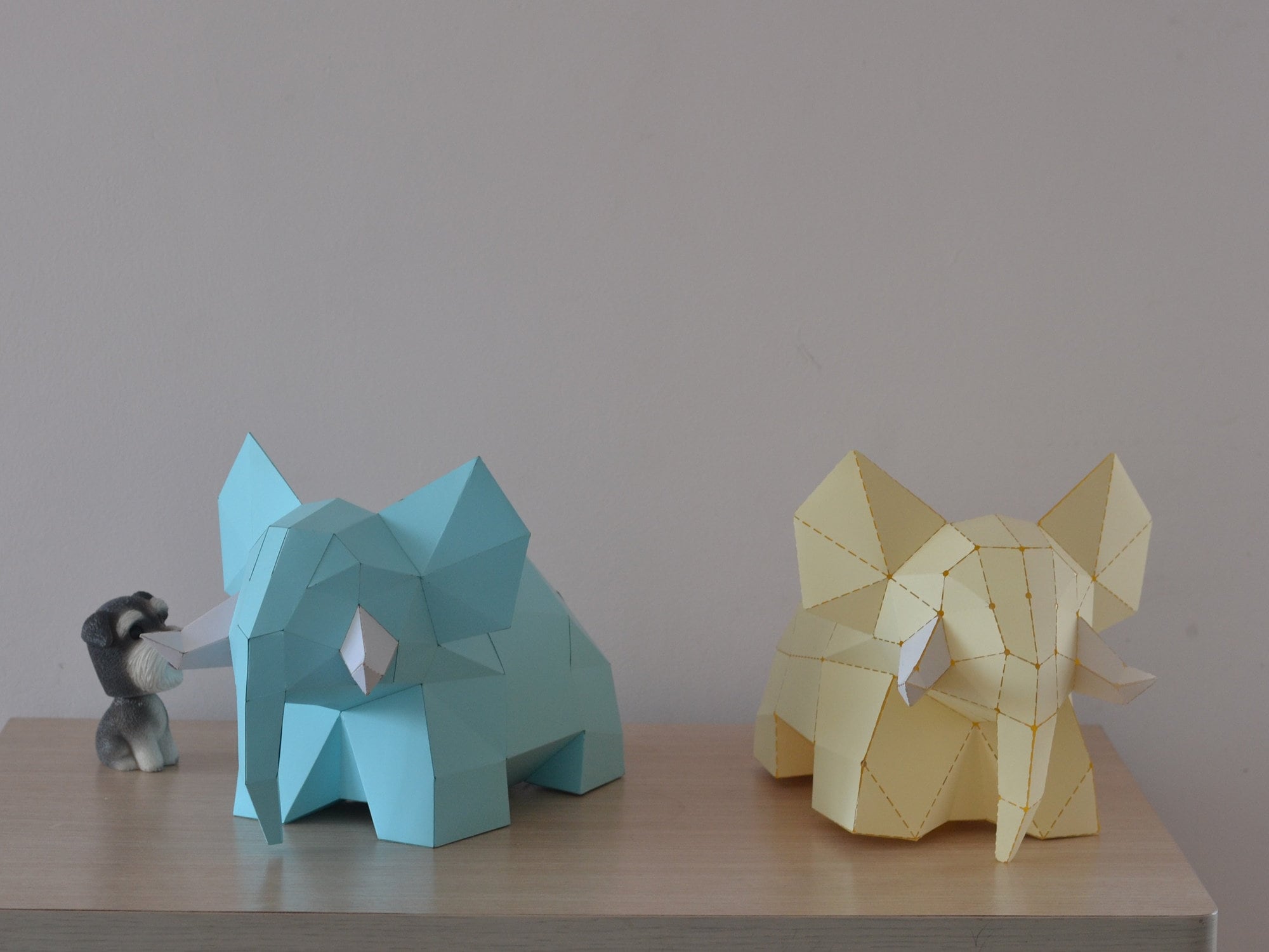 Elephant DIY Paper Craft KitPre Cut 3D Papercraft for | Etsy