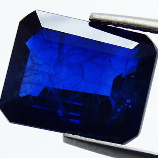 Lab Created Blue Diamond - Etsy