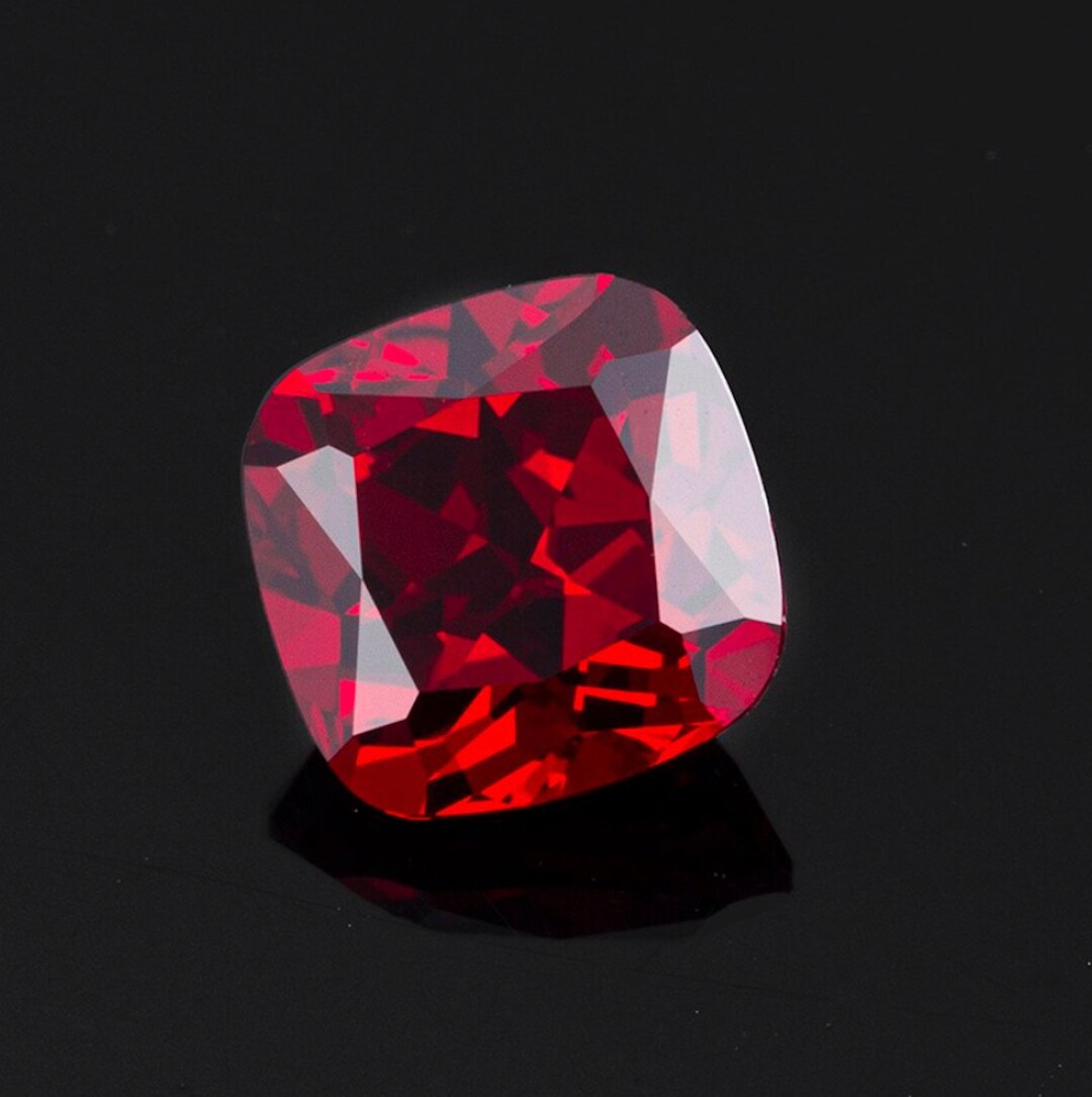 Lab Created Pulled Czochralski Ruby AAAAA Cushion Faceted Loose Stones for Jewelry Makings, July ...