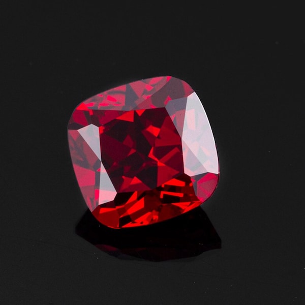 Lab Created Ruby and Diamond Ring - Etsy