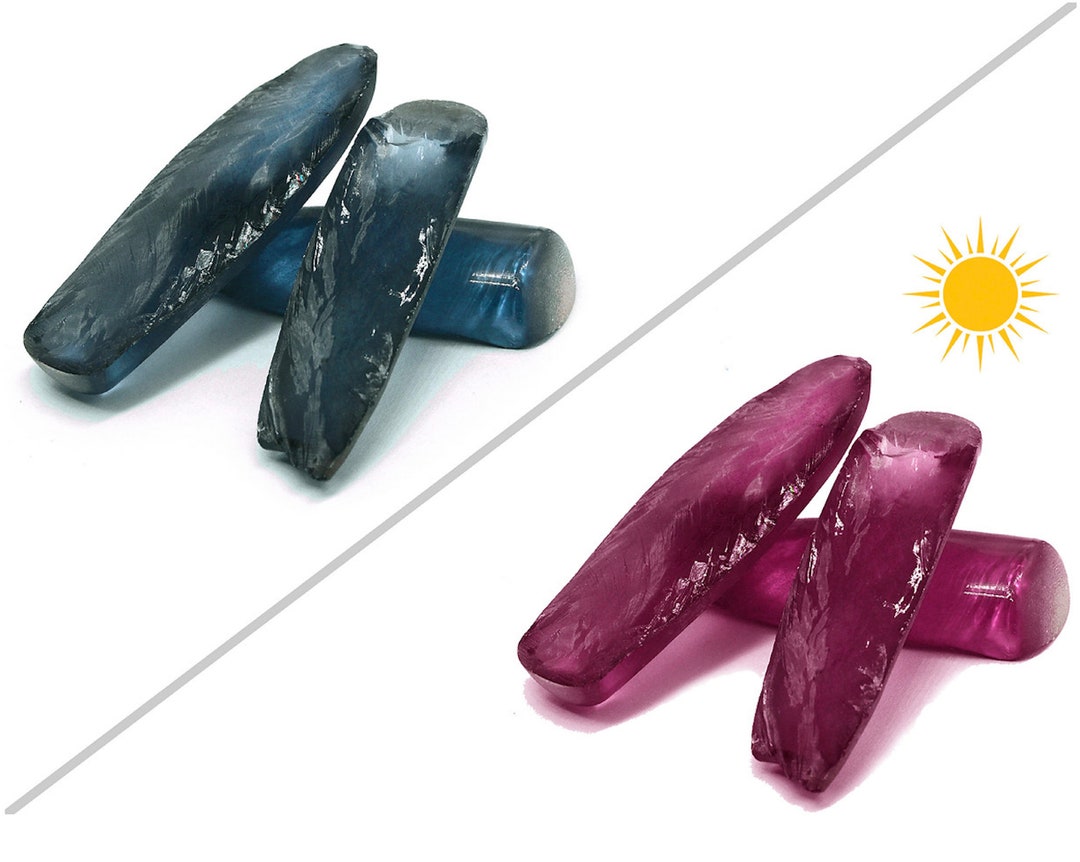 Alexandrite Corundum #45 Color Change Loose Rough Stone, Lab Created ...