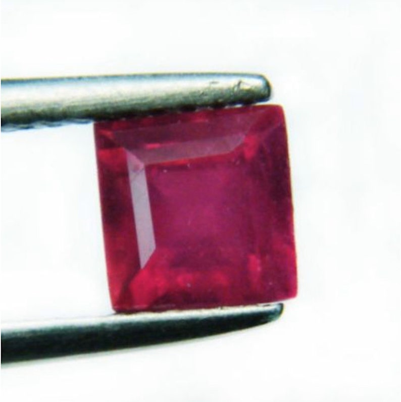 Genuine Natural Ruby AA Square Faceted Loose Gemstones 2x2mm - Etsy