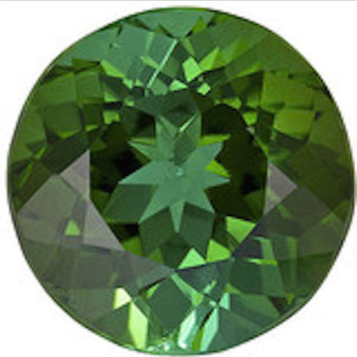 Lab Created Spinel Green Tourmaline AAA Round Faceted Loose - Etsy