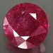 Loose Round Faceted Ruby With Visible Inclusions Lab Created - Etsy