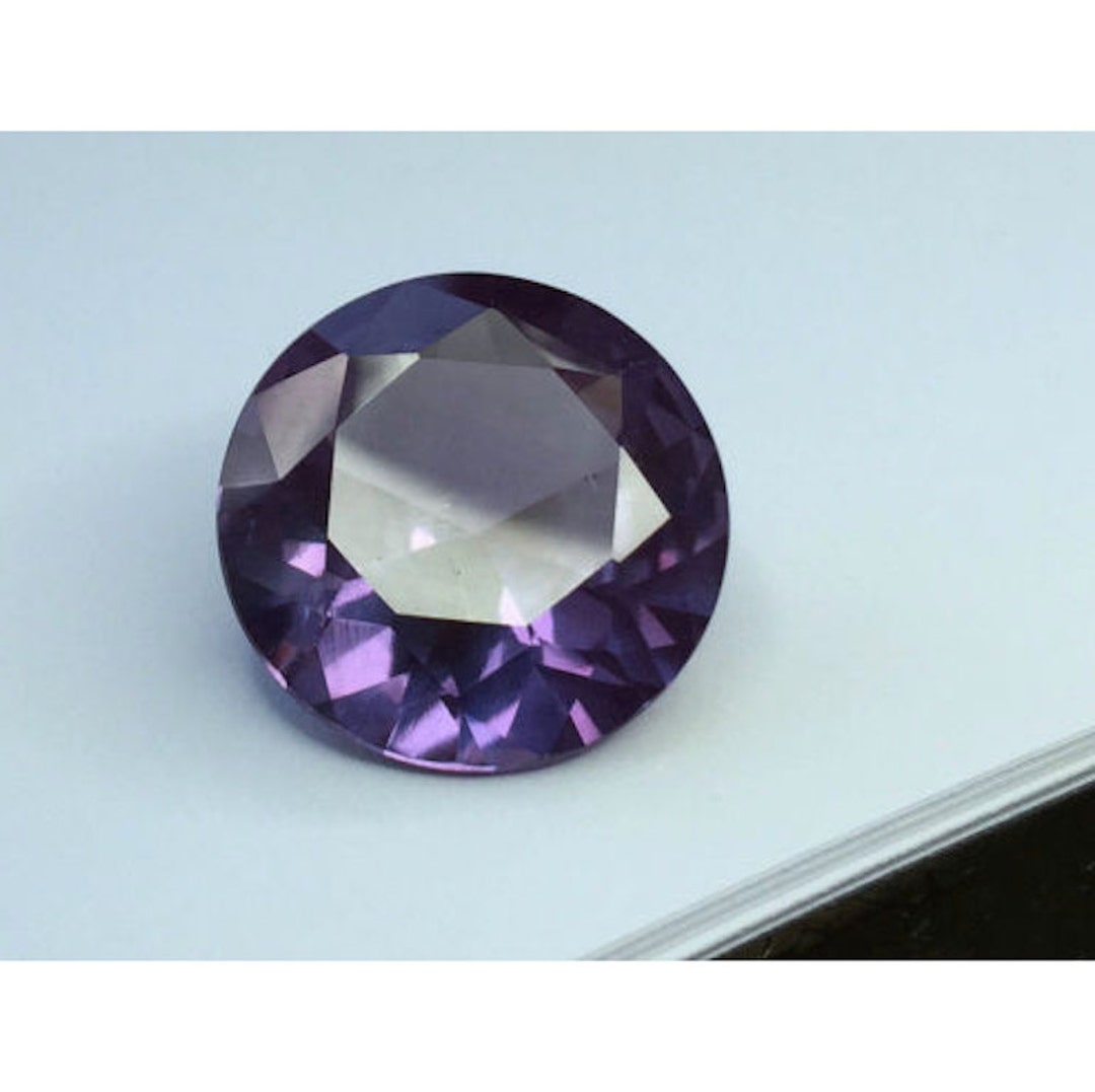 Lab Created Alexandrite Corundum Round Faceted AAA Loose Gemstones for ...