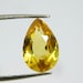 Lab Created Yellow Sapphire Corundum Pear Faceted Loose Gemstones ...