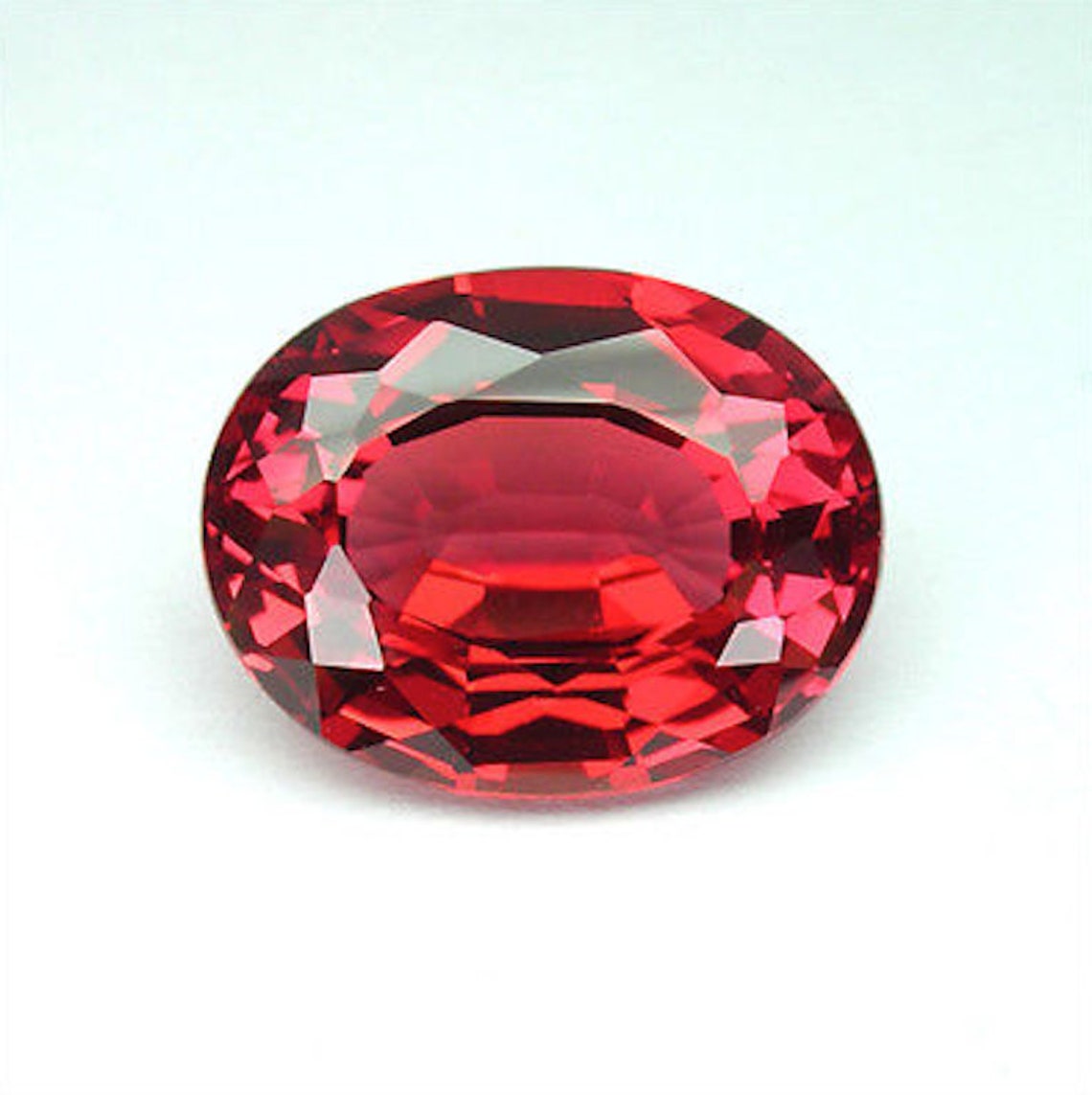 Genuine Natural Red Sapphire Oval Faceted Loose Gemstones - Etsy