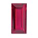 Lab Created Pulled Czochralski Ruby AAAAA Baguette Faceted Loose Stones for Jewelry Makings ...