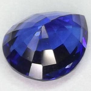 Nano Crystal Blue Color Pear Faceted AAA Loose Gemstones for Jewelry ...