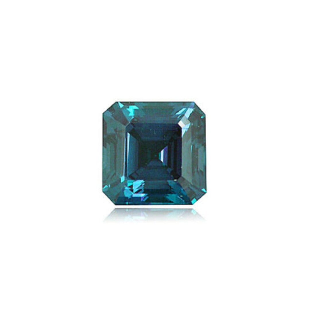 Lab Created Pulled Alexandrite Chrysoberyl True Color Change Asscher ...