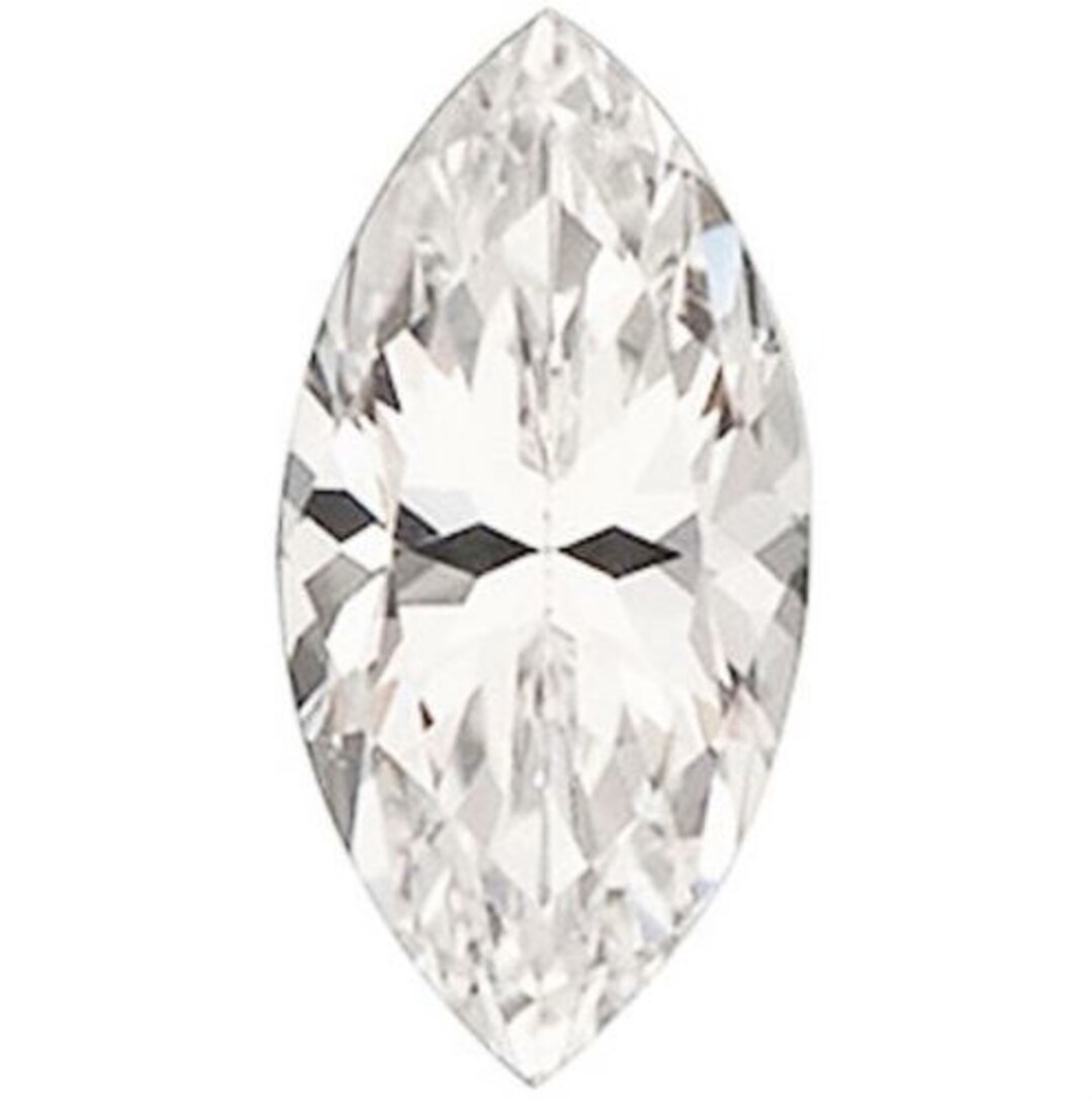 Genuine Natural Bright White Topaz AAA Marquisefaceted Loose Gemstones ...