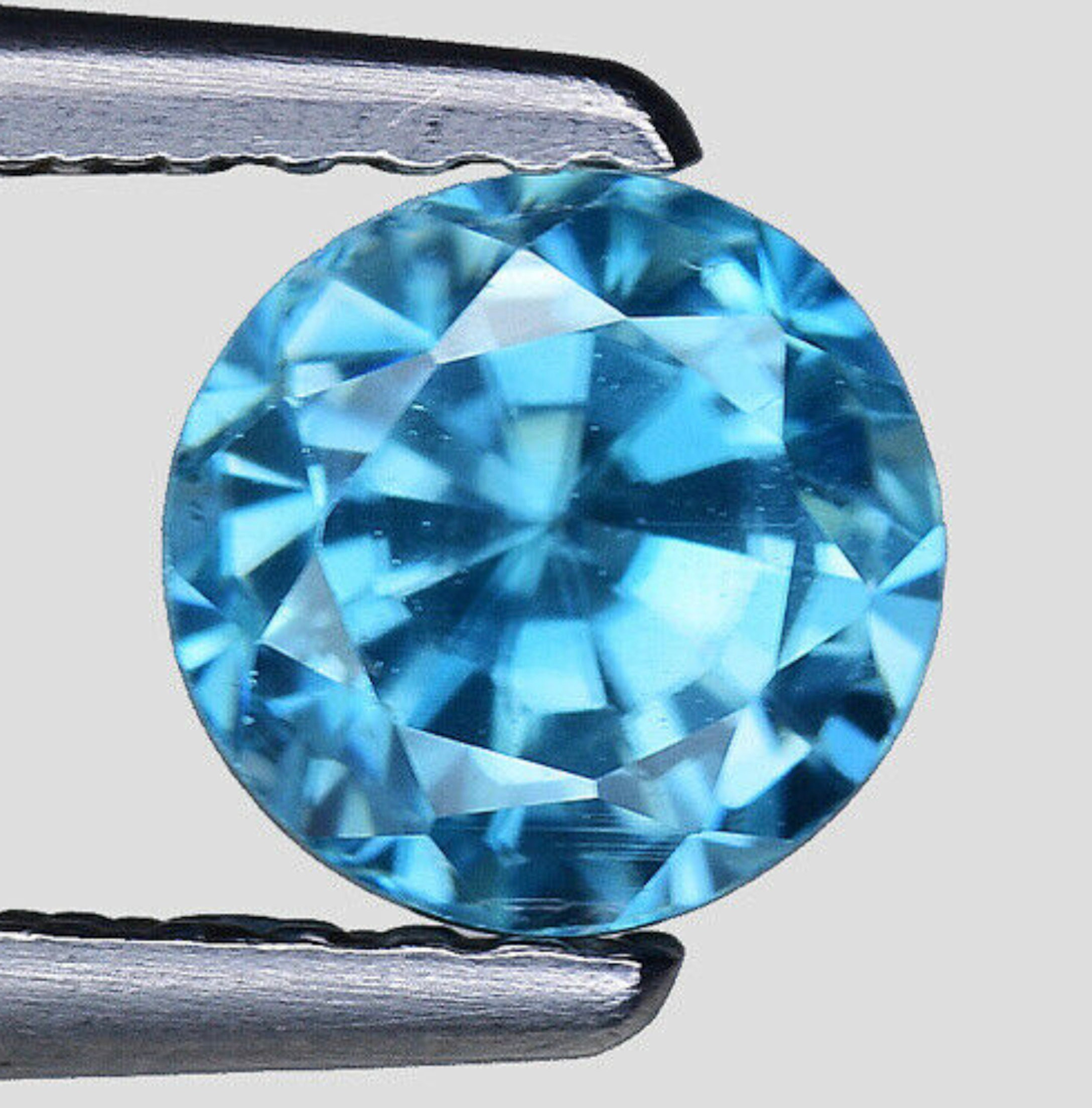 Natural Genuine Blue Zircon Round Faceted Loose Gemstones for - Etsy Natural Genuine Blue Zircon Round Faceted Loose Gemstones for - Etsy