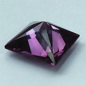 Lab Created Alexandrite Corundum Square Princess Faceted Loose ...