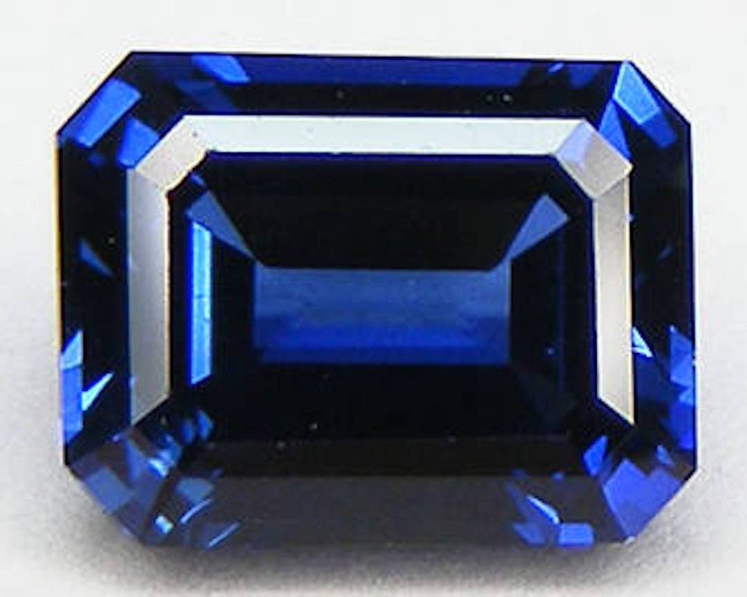 Nano Crystal Blue Color Octagon Faceted AAA Loose Gemstones for Jewelry ...