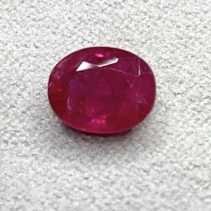 Genuine Natural Ruby Oval Faceted Loose Precious Gemstones, July ...
