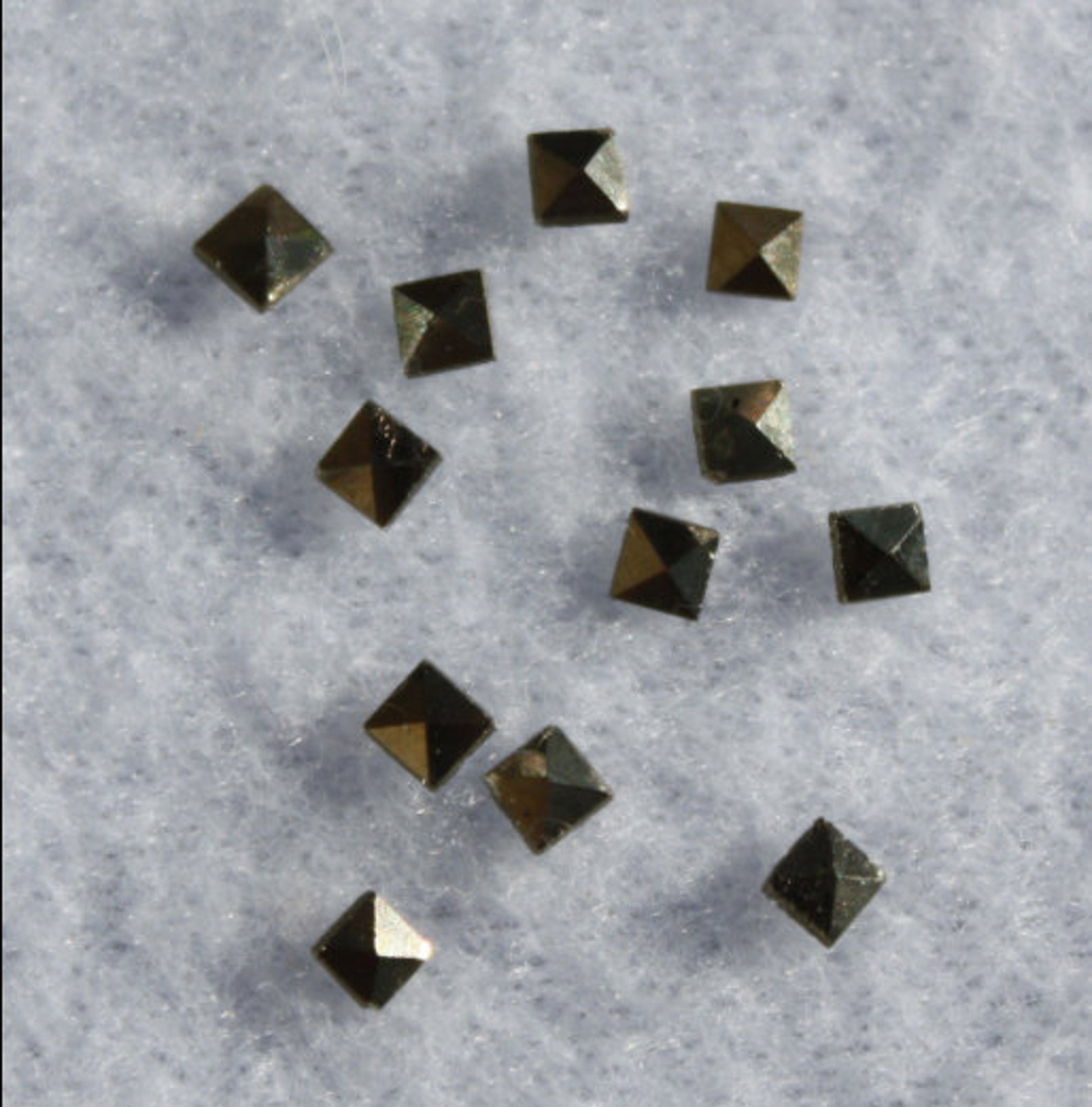 Natural Marcasite Square Cabochon - Bronze/golden Brown Color Loose ...