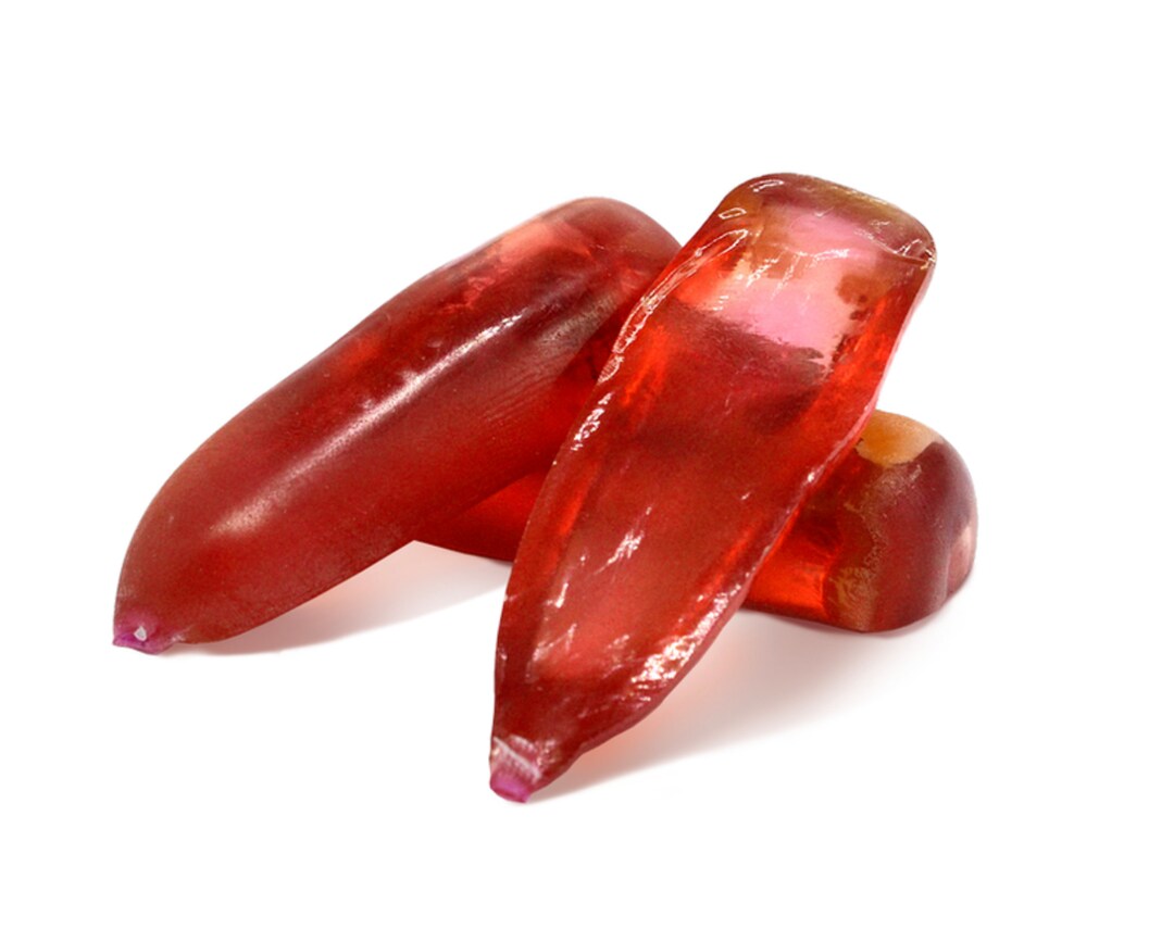 Orange Sapphire Corundum #55 Loose Rough Stone, Lab Created Orange ...