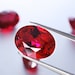 Lab Created Pulled Czochralski Ruby AAAAA Oval Faceted Loose Stones for Jewelry Makings, July ...
