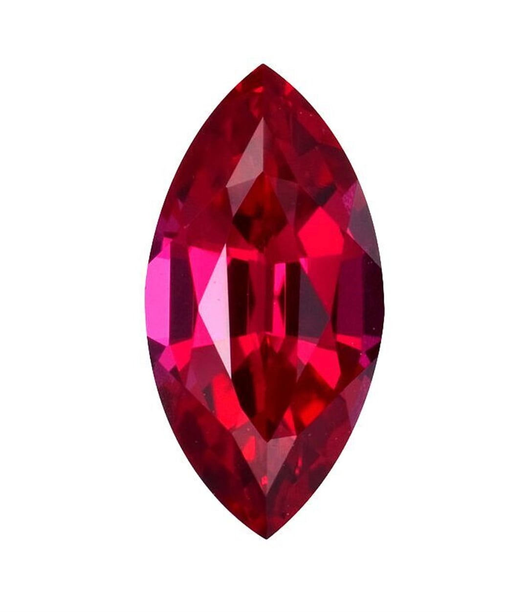 Lab Created Pulled Czochralski Ruby AAAAA Marquise Faceted Loose Stones for Jewelry Makings ...