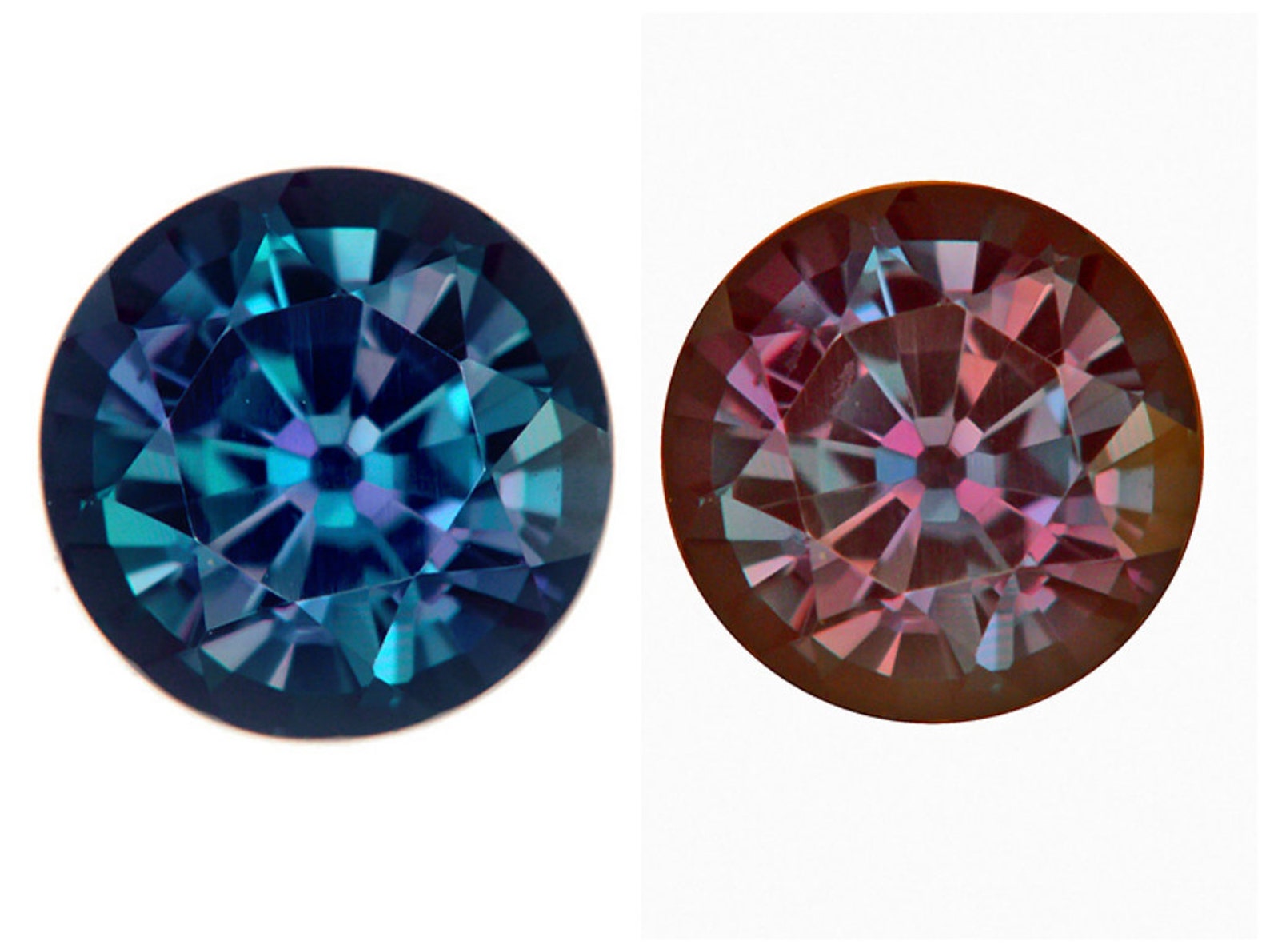 Lab Created Pulled Alexandrite Chrysoberyl True Color Change - Etsy