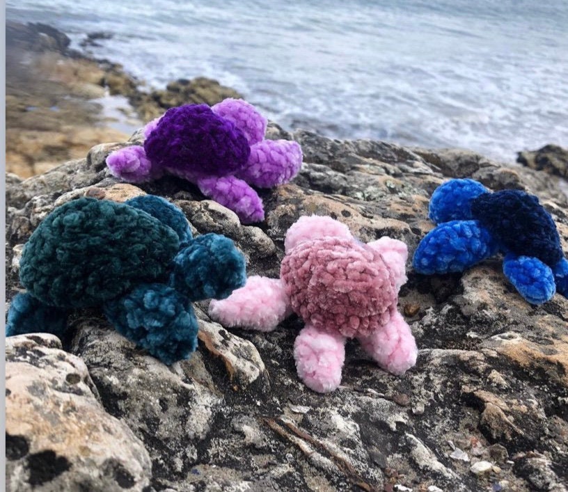 PDF- Realistic Baby Sea Turtle Crochet Pattern - Beginner Friendly - Etsy