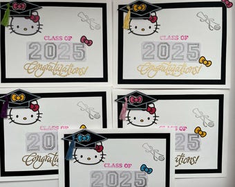 Hello Kitty Graduation Card -hello Kitty Card - Hello Kitty Greeting ...