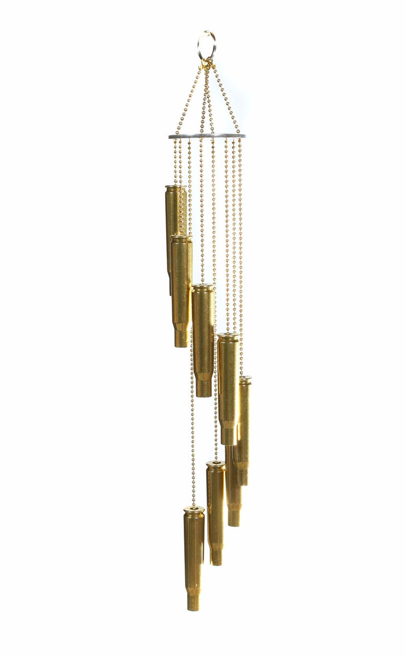 50 Caliber Empty Shell Wind Chime - Etsy