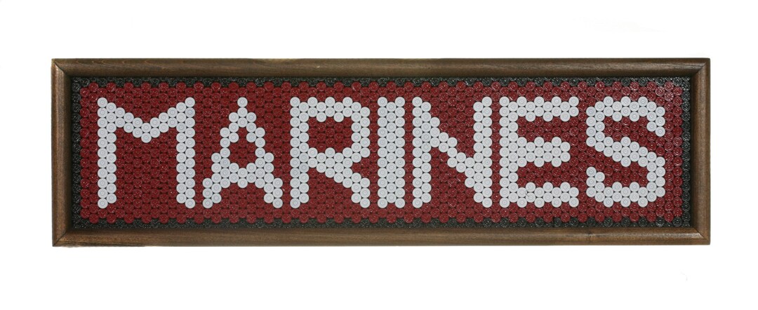 Marines Shell Casing Plaque - Etsy
