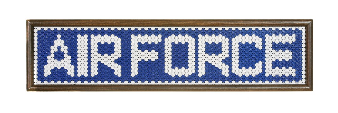 Air Force Shell Casing Plaque - Etsy