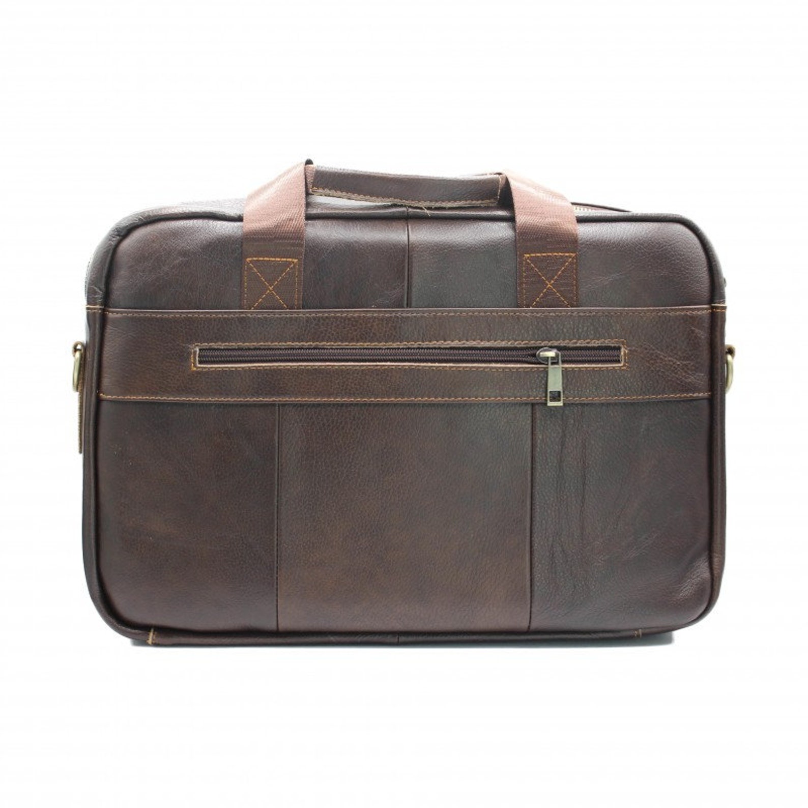 Zerimar GOCHE Model Leather Briefcase 40x28x6,5 Cm - Etsy