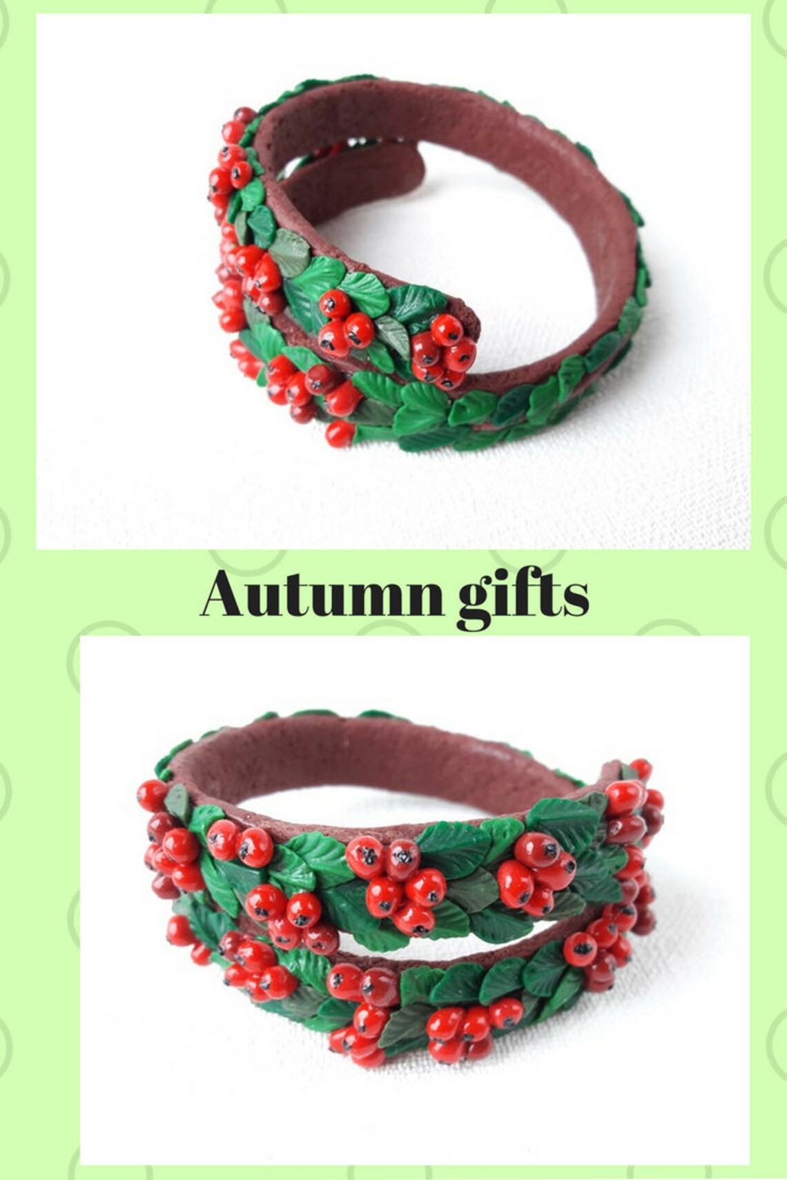 Bracelet Red Green Jewelry Bangle Jewelry Colorful Gift for - Etsy