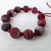 Maroon Fashion Jewelry for Women Beaded Necklace Statement - Etsy