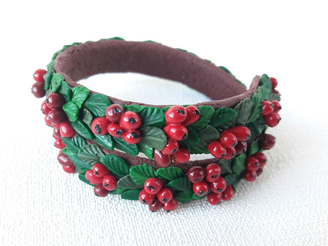 Bracelet Red Green Jewelry Bangle Jewelry Colorful Gift for - Etsy