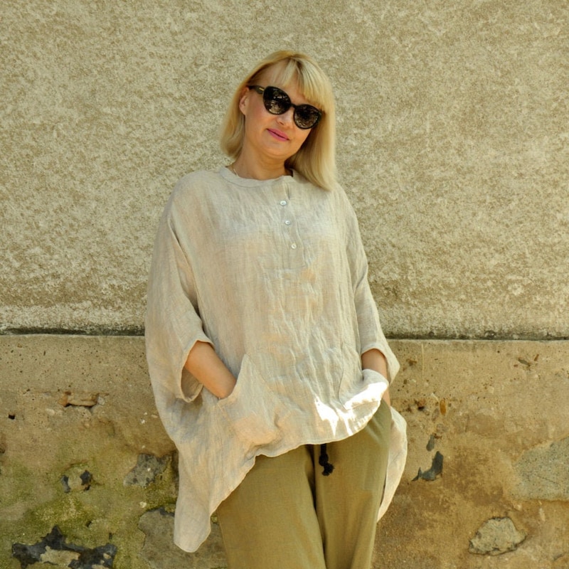 Linen Tunic - Etsy