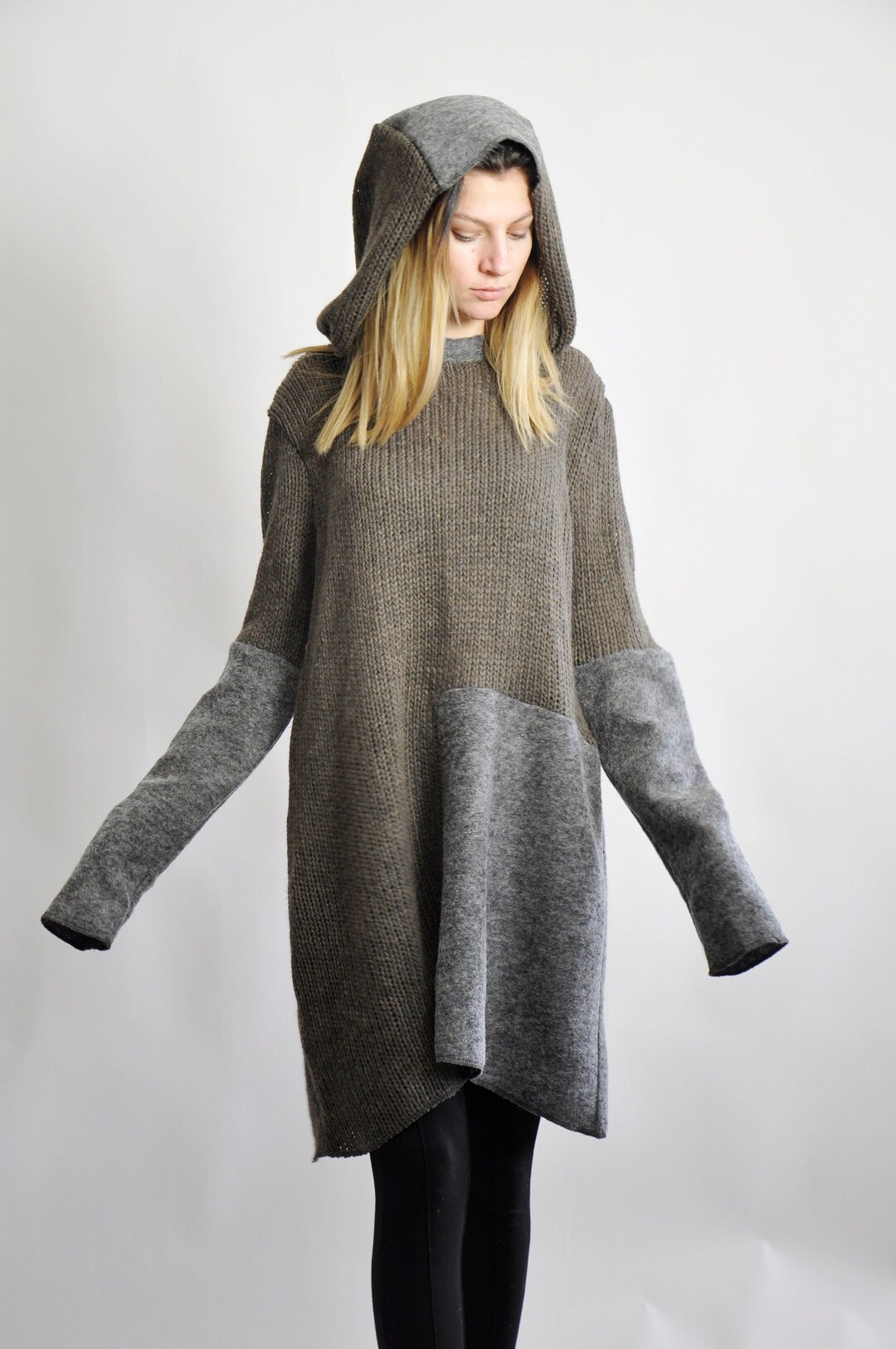 Sweater for Women, Winter Clothing, Wool Tunic Sweater, Loose Knit ...