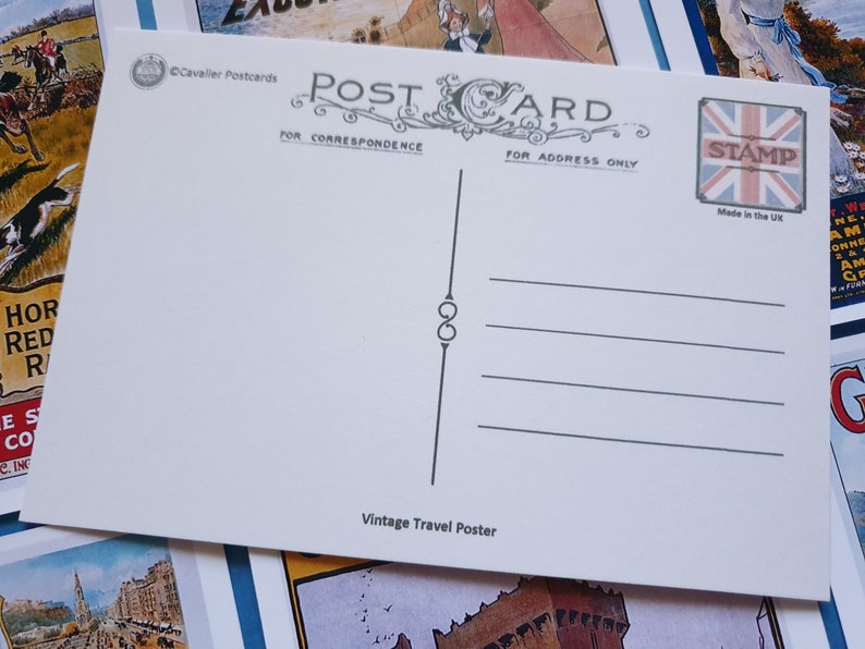 Postcards Set of 32 NEW Stunning Vintage UK GB Ireland Repro | Etsy