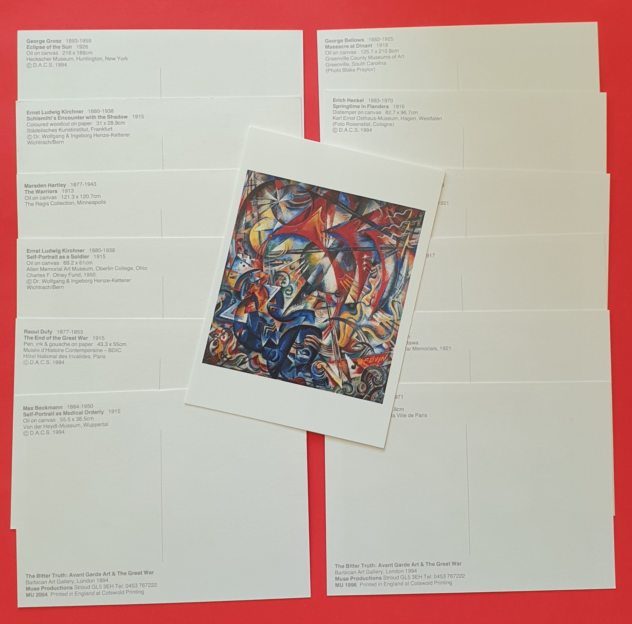 Set of 13 New Art Postcards A Bitter Truth: Avant-garde Art & - Etsy