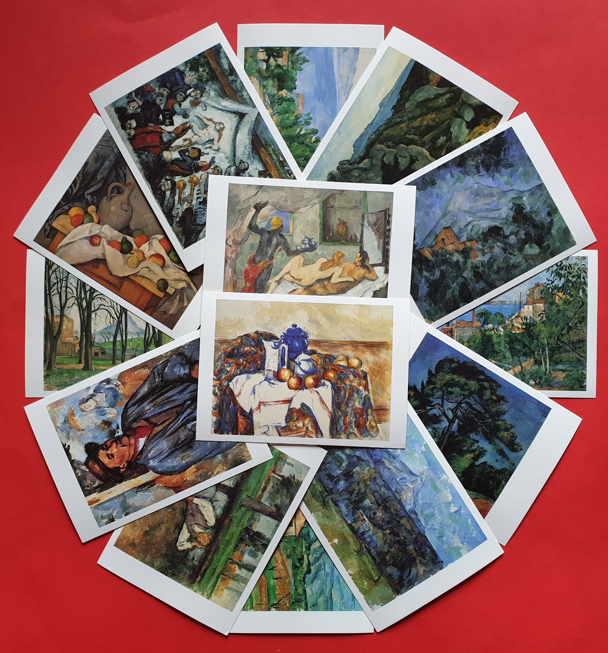 Set of 14 Brand New Art Postcards The Paul Cezanne Collection | Etsy