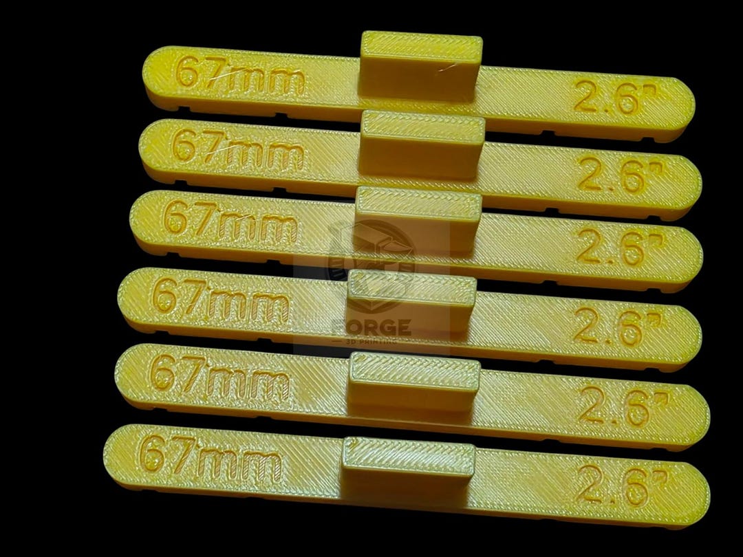 Parallel Track Tools Model Railway Train New 6 Pack Yellow 67mm OO/HO ...