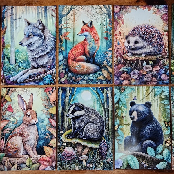 Forest Animals - Etsy UK