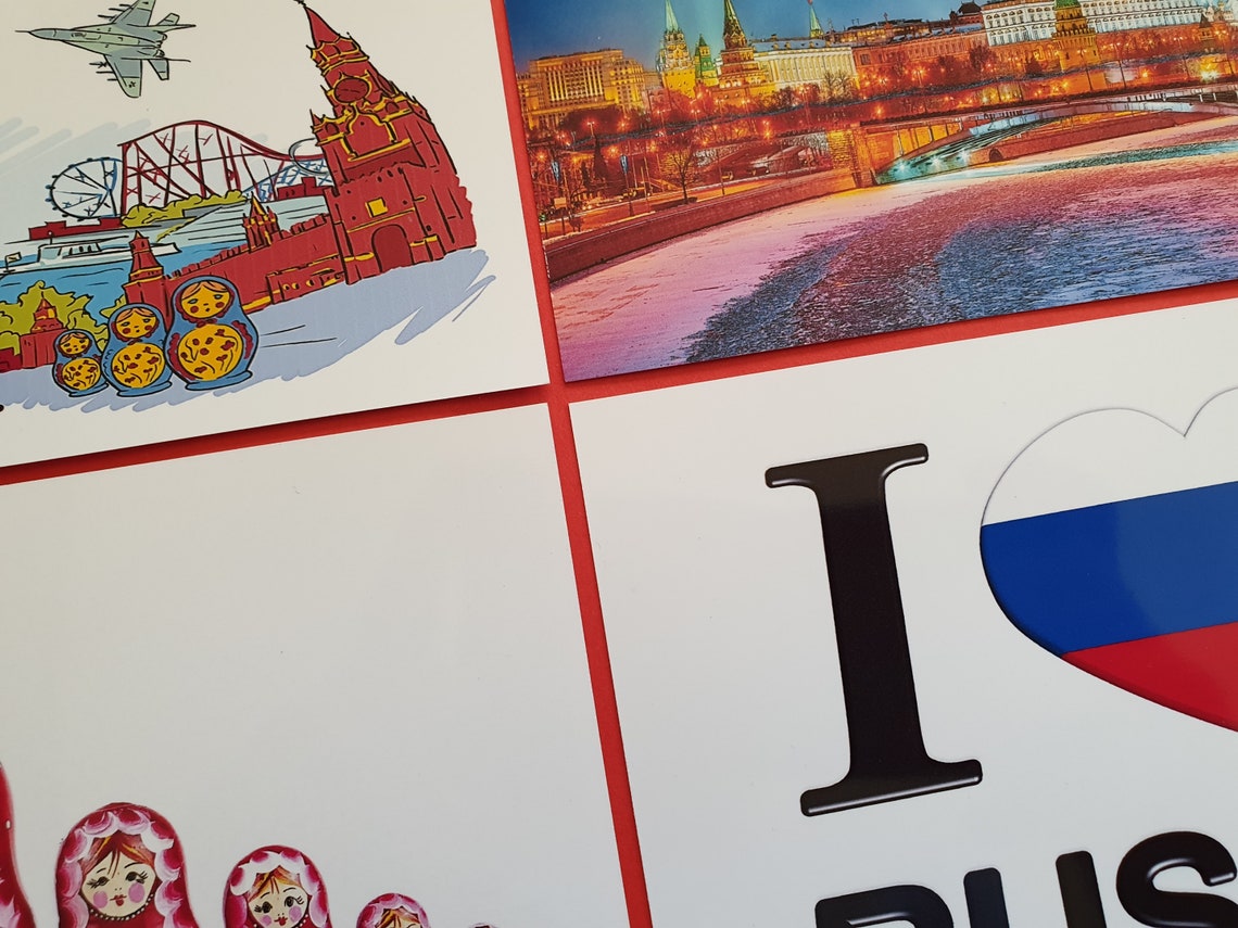 Set of 6 NEW Postcards Moscow Russia St Petersburg Russian - Etsy UK