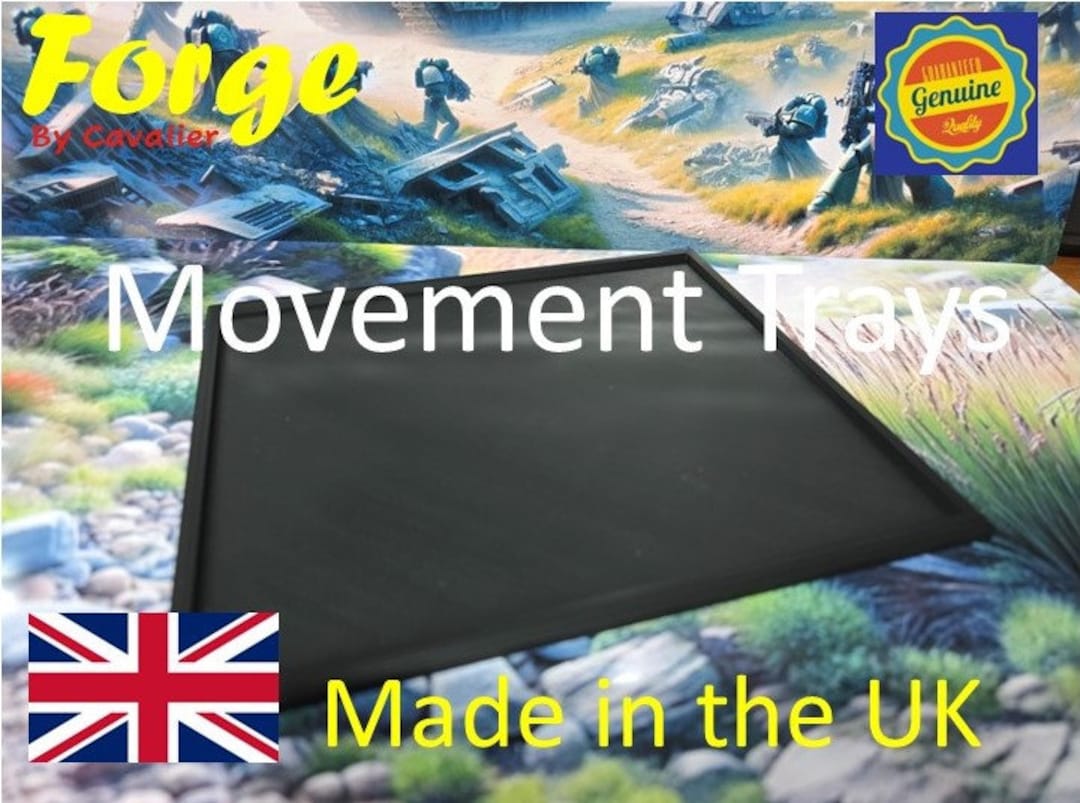 All Sizes Wargaming Movement Trays PLA Plastic for War Gaming Tabletop ...